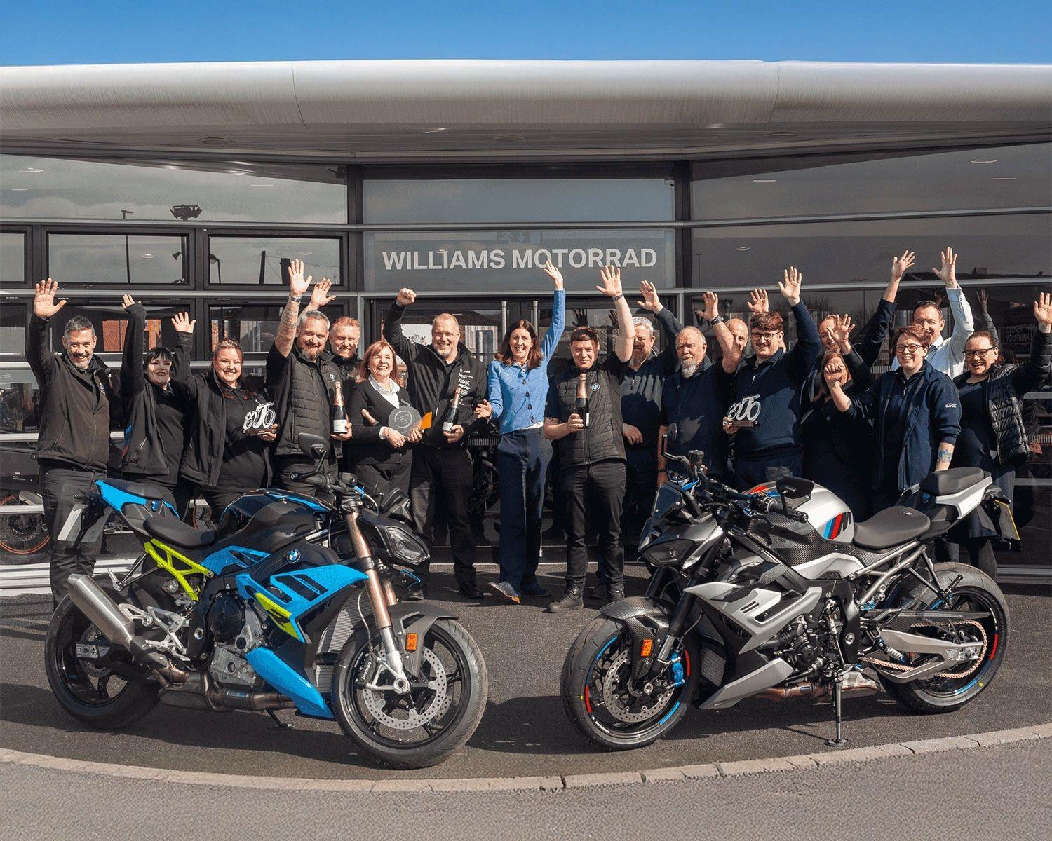 Manchester Motorcycle Team at Williams Win At Prestigious National Awards