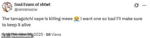 Tamagotchi VAPE dubbed the 'Vape-o-Gotchi' dies if you stop puffing