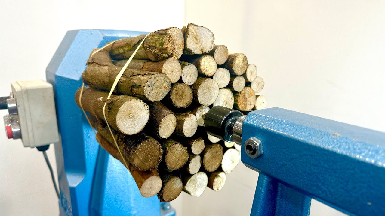 Torneado en madera - Obra de arte de $1,000 del suelo del bosque