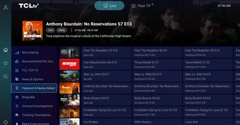 TCL adds two dozen FAST channels from WBD