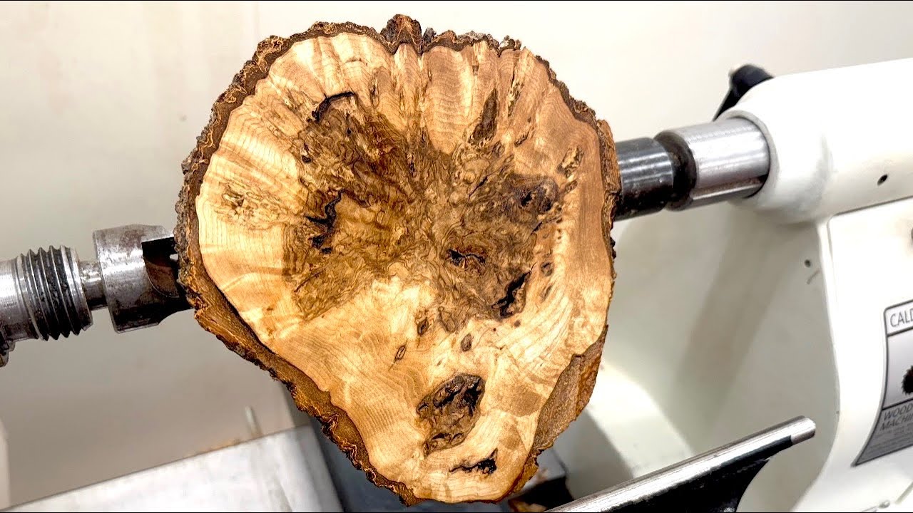 Torneado en madera - Una pieza de madera excepcional