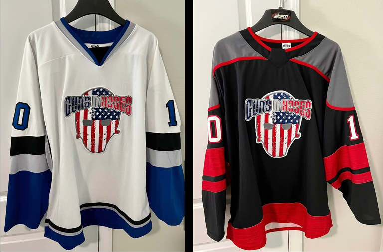 Cops and firefighters stick it out on the hockey rink for Guns 'N Hoses