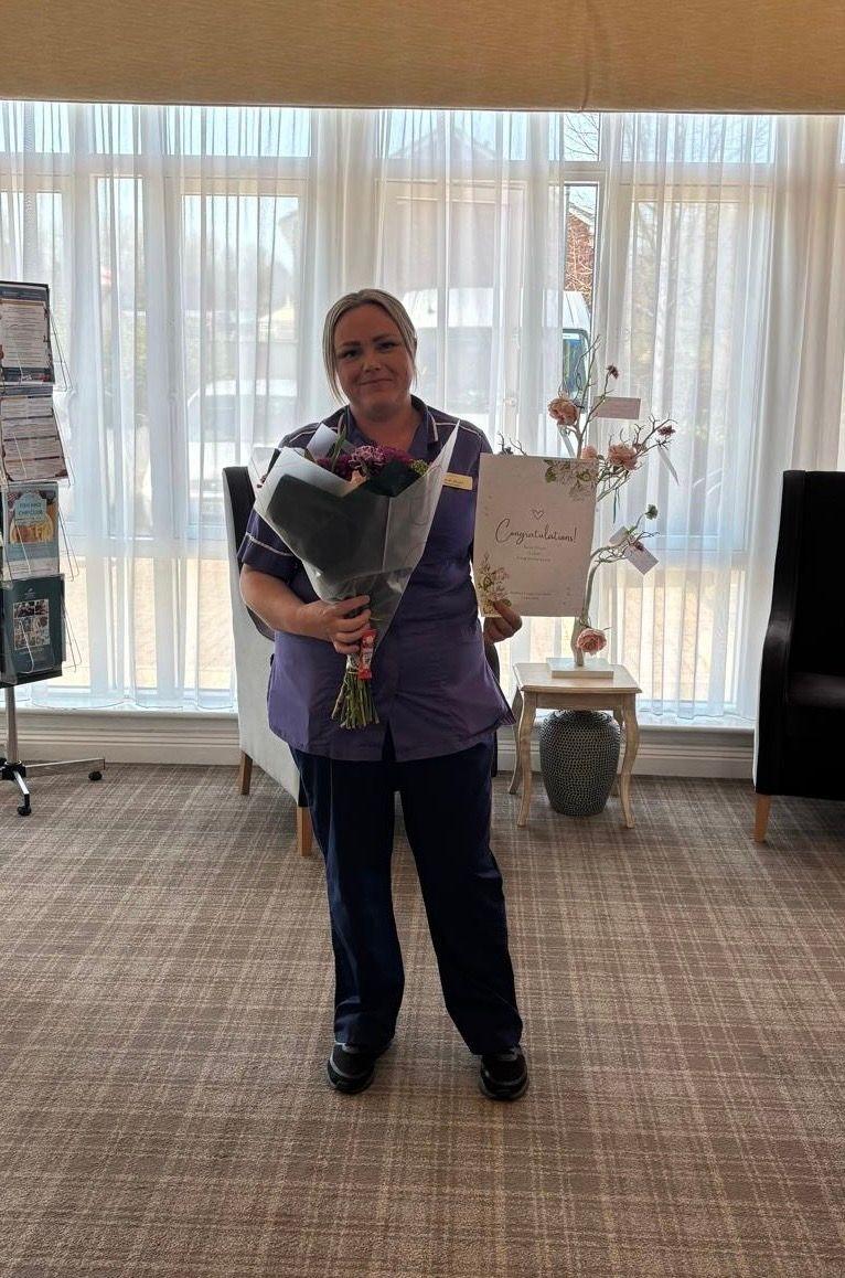 Long service award for local housekeeping assistant