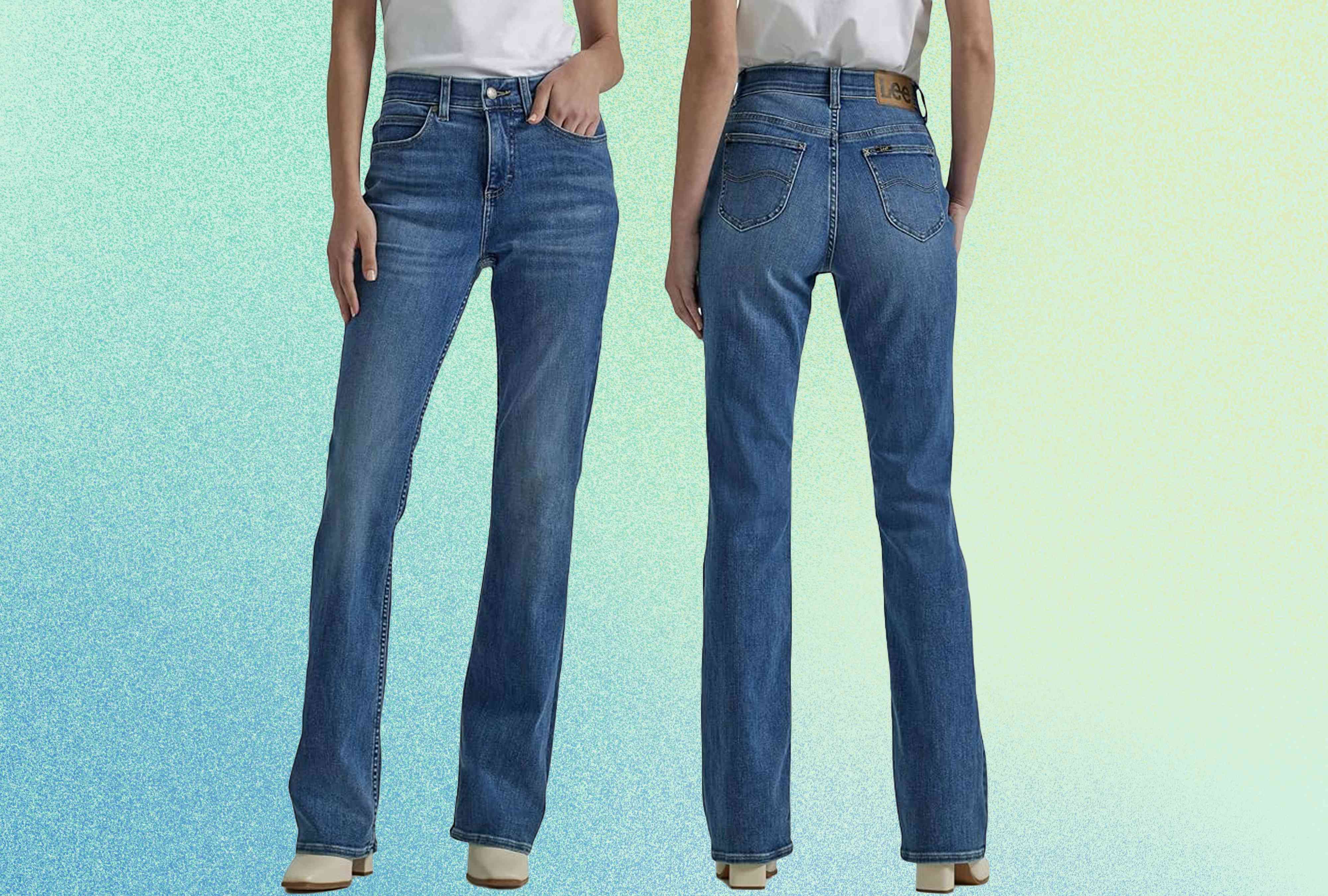 These Lee Bootcut Jeans Are Comfortable Enough to Lounge In–and They’re ...