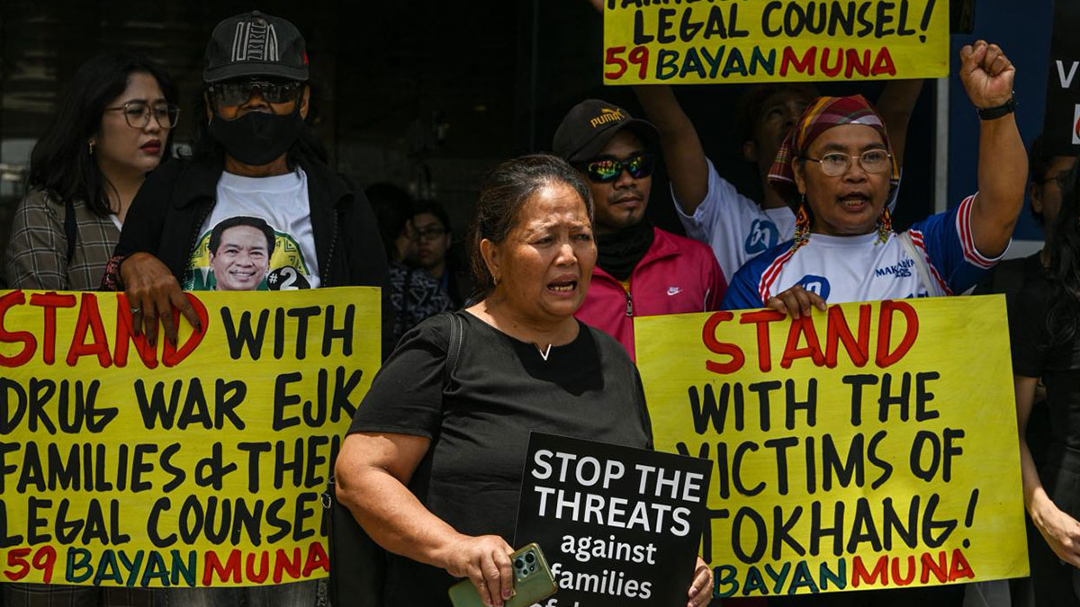 Families of Duterte drug war victims demand probe into online threats