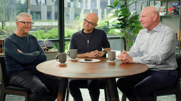WATCH: As Microsoft Turns 50, AI Copilot Roasts Gates, Ballmer ...