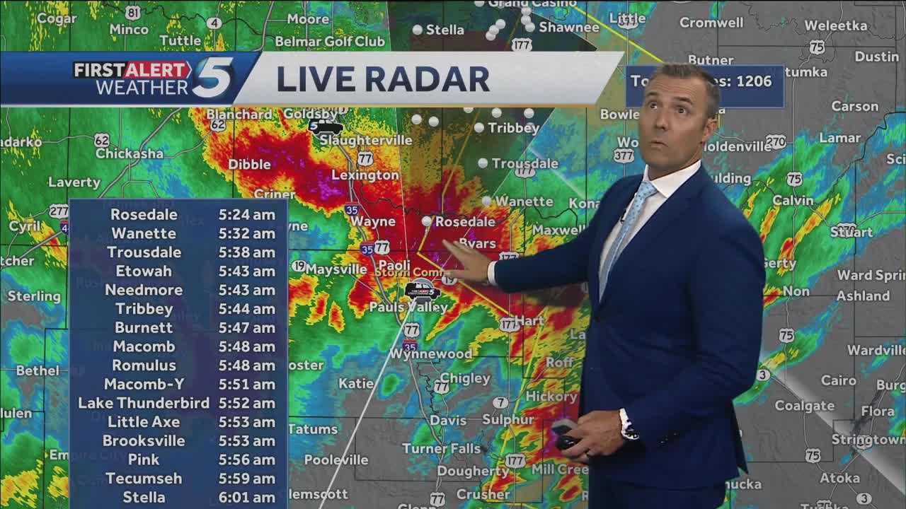 'Wow, that was intense': KOCO 5 Meteorologist Jonathan Conder reacts to ...