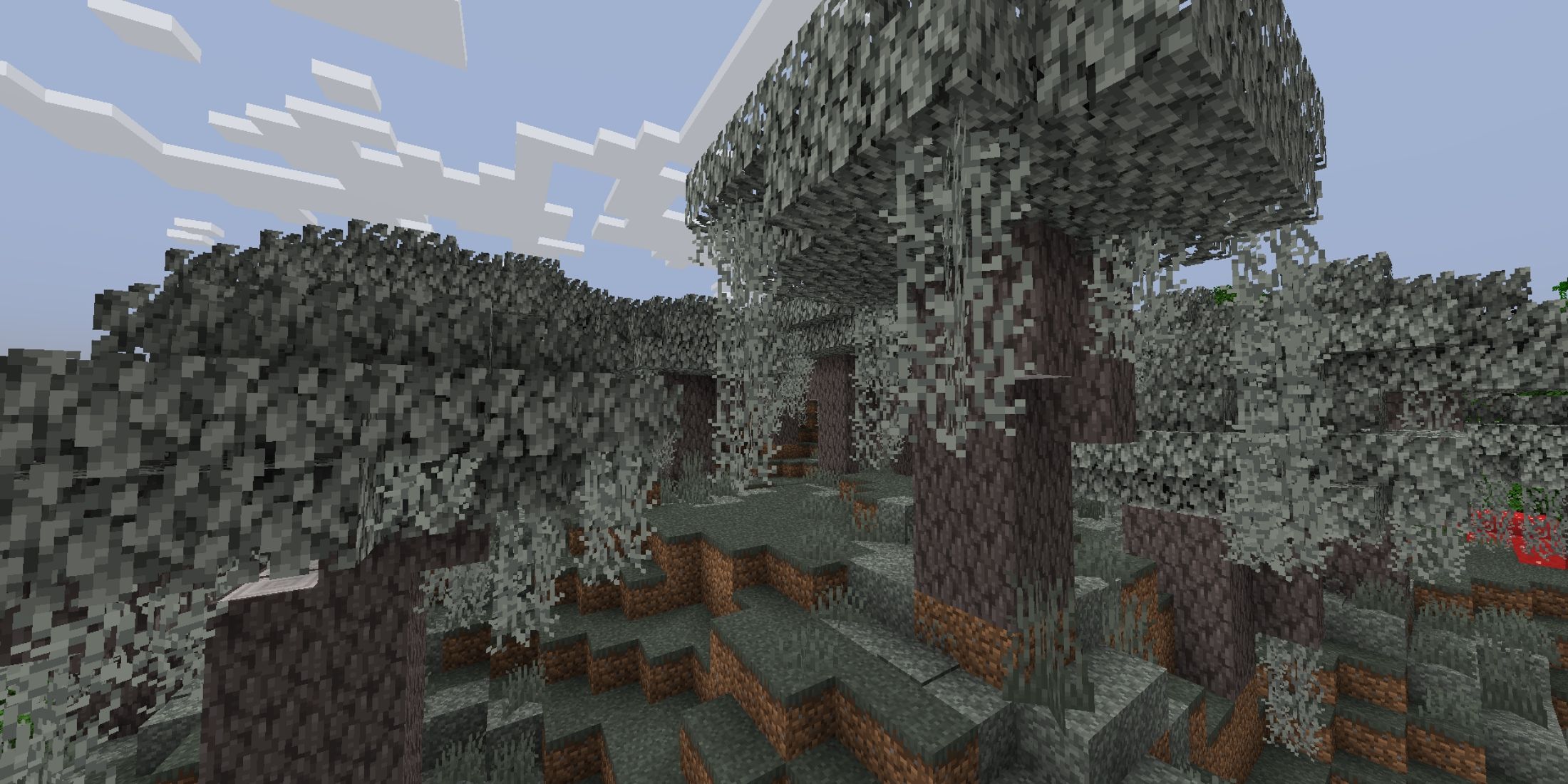 Minecraft Player Discovers Pale Garden Biome in Awesome Location