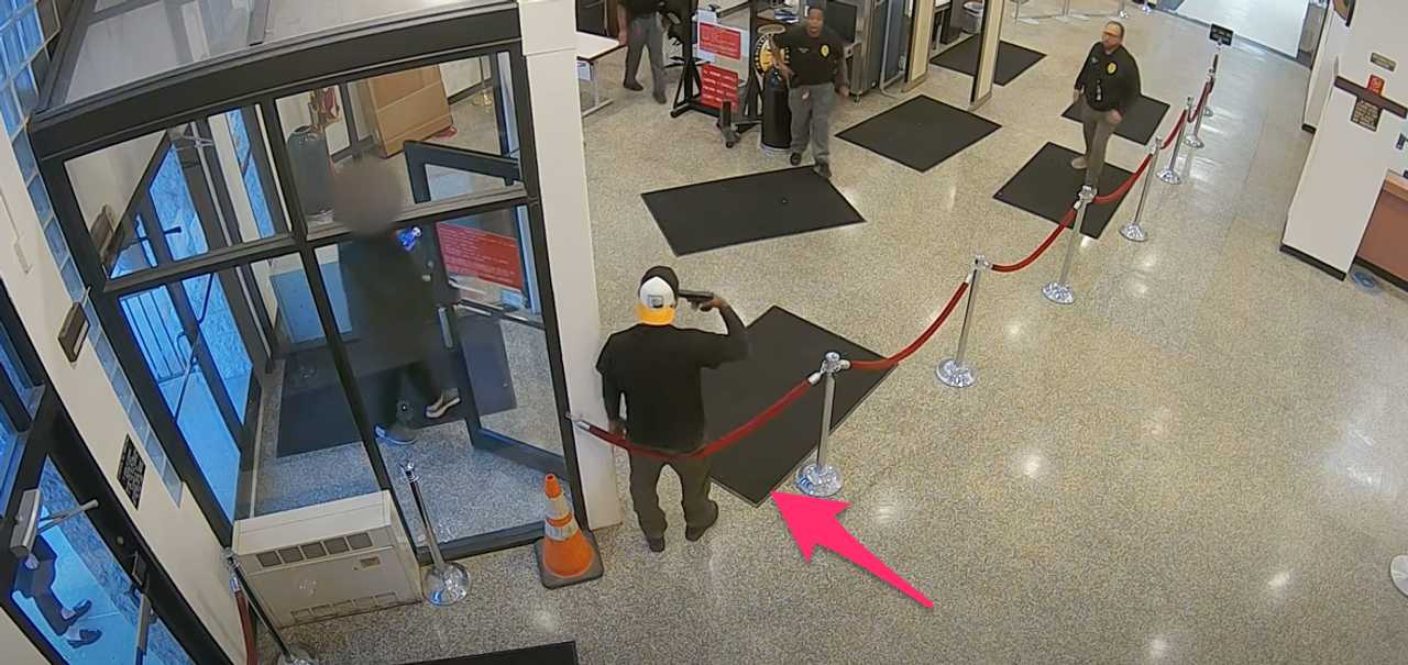 Video Released Of Garry Wright Courthouse Shooting In MD