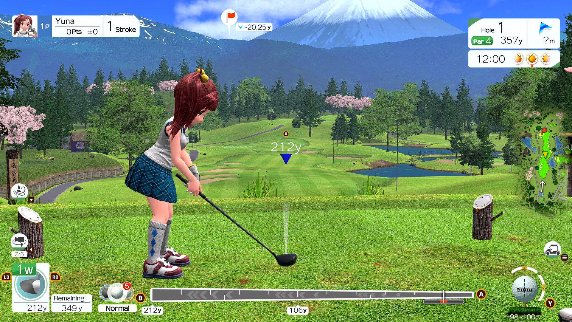 Tältä näyttää, kun Pac-Man pelaa golfia – Everybody’s Golf Hot Shotsin ...