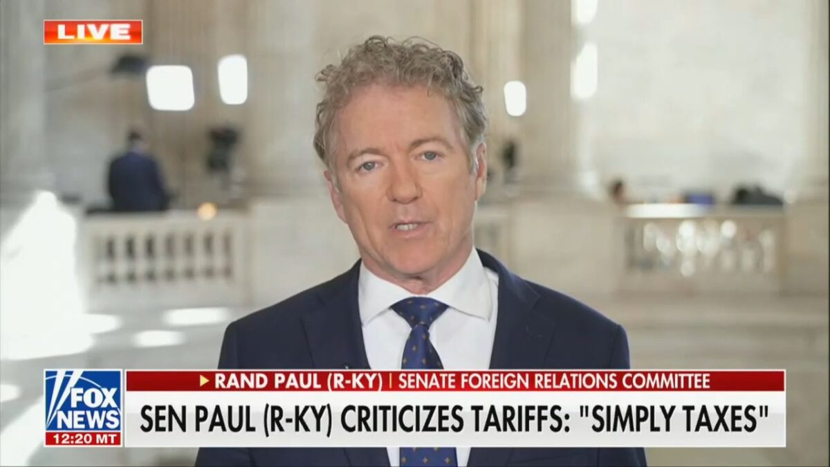 Rand Paul Rages Against Trump Tariffs In Fox Op-Ed, Warns Republicans ...