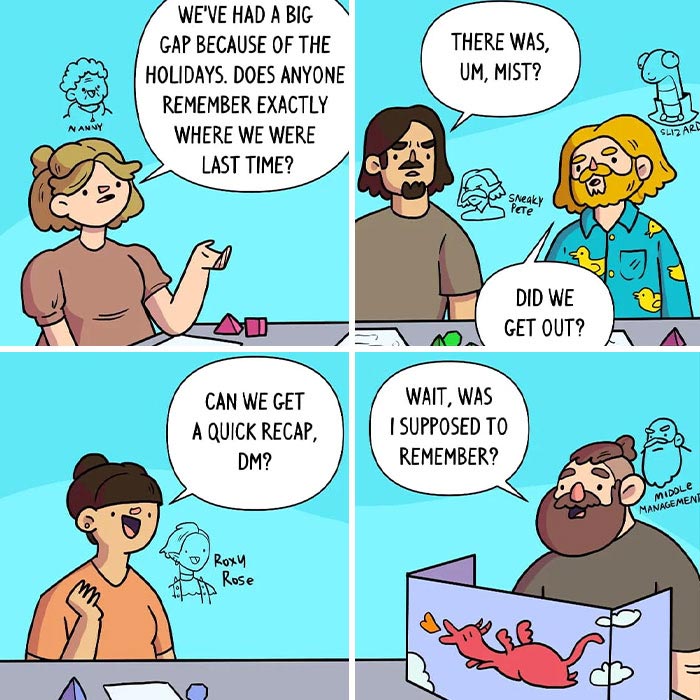 18 Epic Comics That Blend Fantasy Gaming And Everyday Humor By Ché Crawford