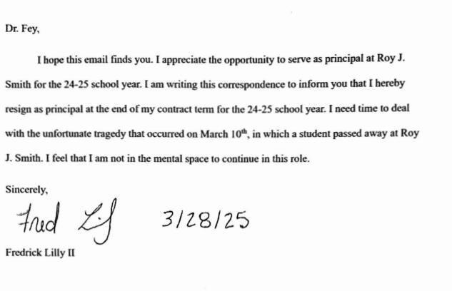 Roy J. Smith Middle School principal submits resignation in the wake of ...