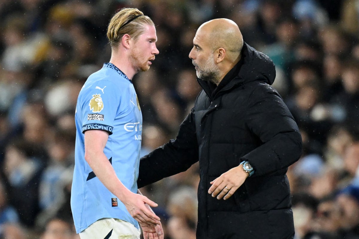 ‘A sad day’: Pep Guardiola hails Kevin De Bruyne as one of the Premier ...