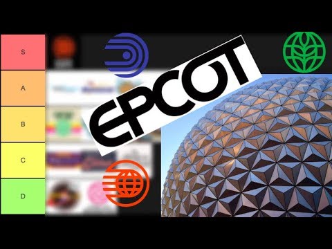 Epcot Attractions TIER LIST - Walt Disney World - All EPCOT rides ranked!