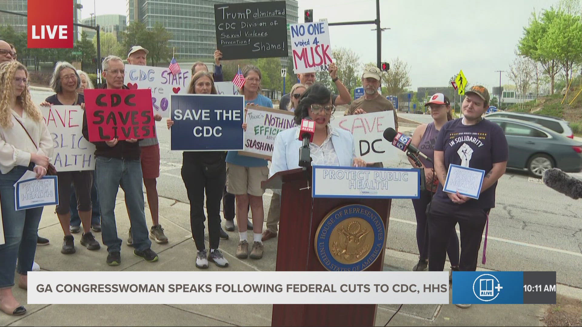 Rep. Nikema Williams condemns Trump-era cuts to HHS, CDC staff