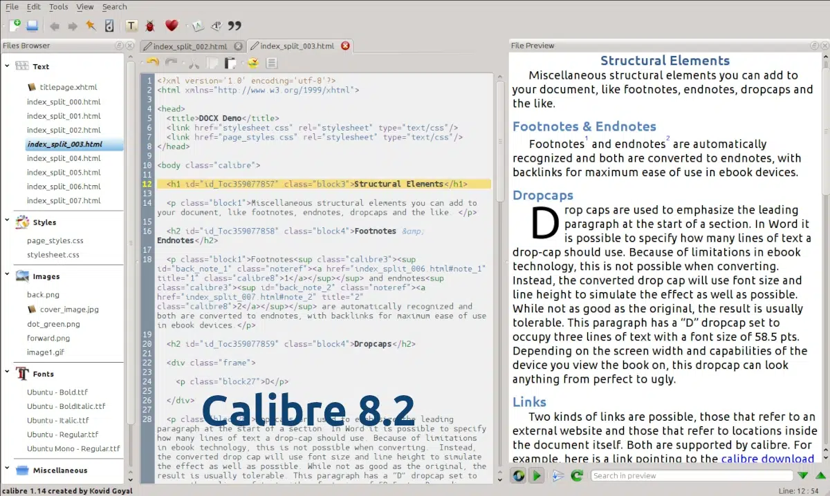 Calibre 8.2 incorpora soporte para nuevas funciones en Kobo y mejoras generales del visor de libros