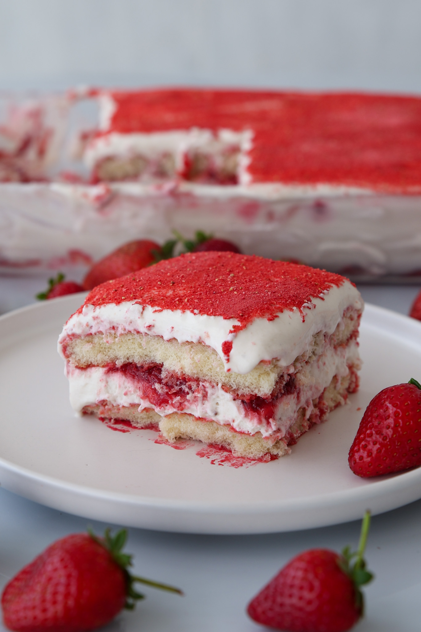 Fresh and Fruity Strawberry Tiramisu