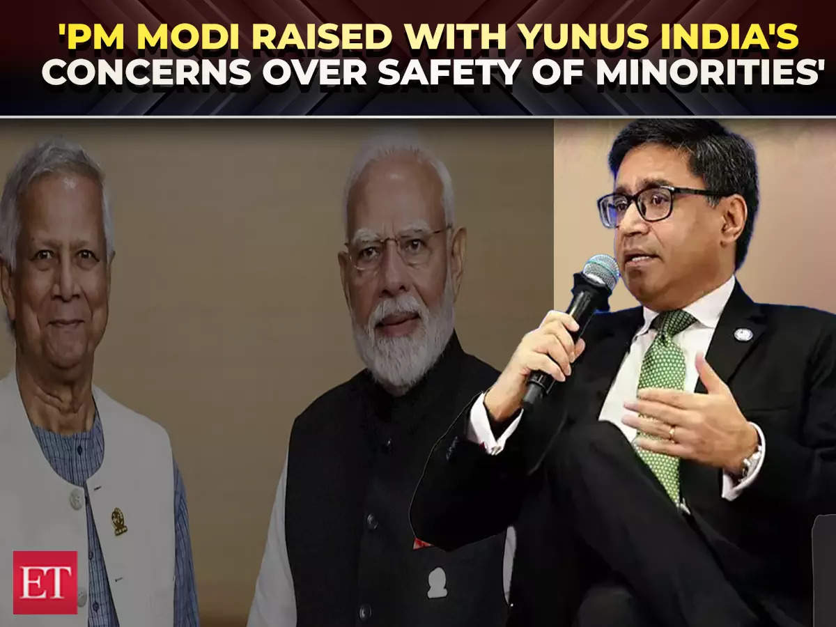PM Modi raised with Yunus India's concerns over safety of minorities in ...