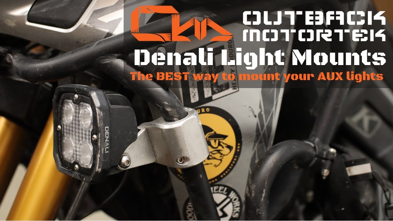 Outback Motortek Denali Light Mounts The Cleanest way to install AUX ...
