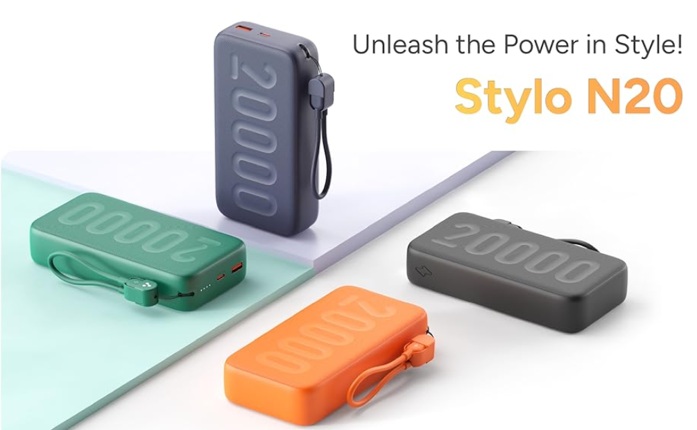 Ambrane Stylo N20 & N10 launched: Portable Power Banks with Bright New ...