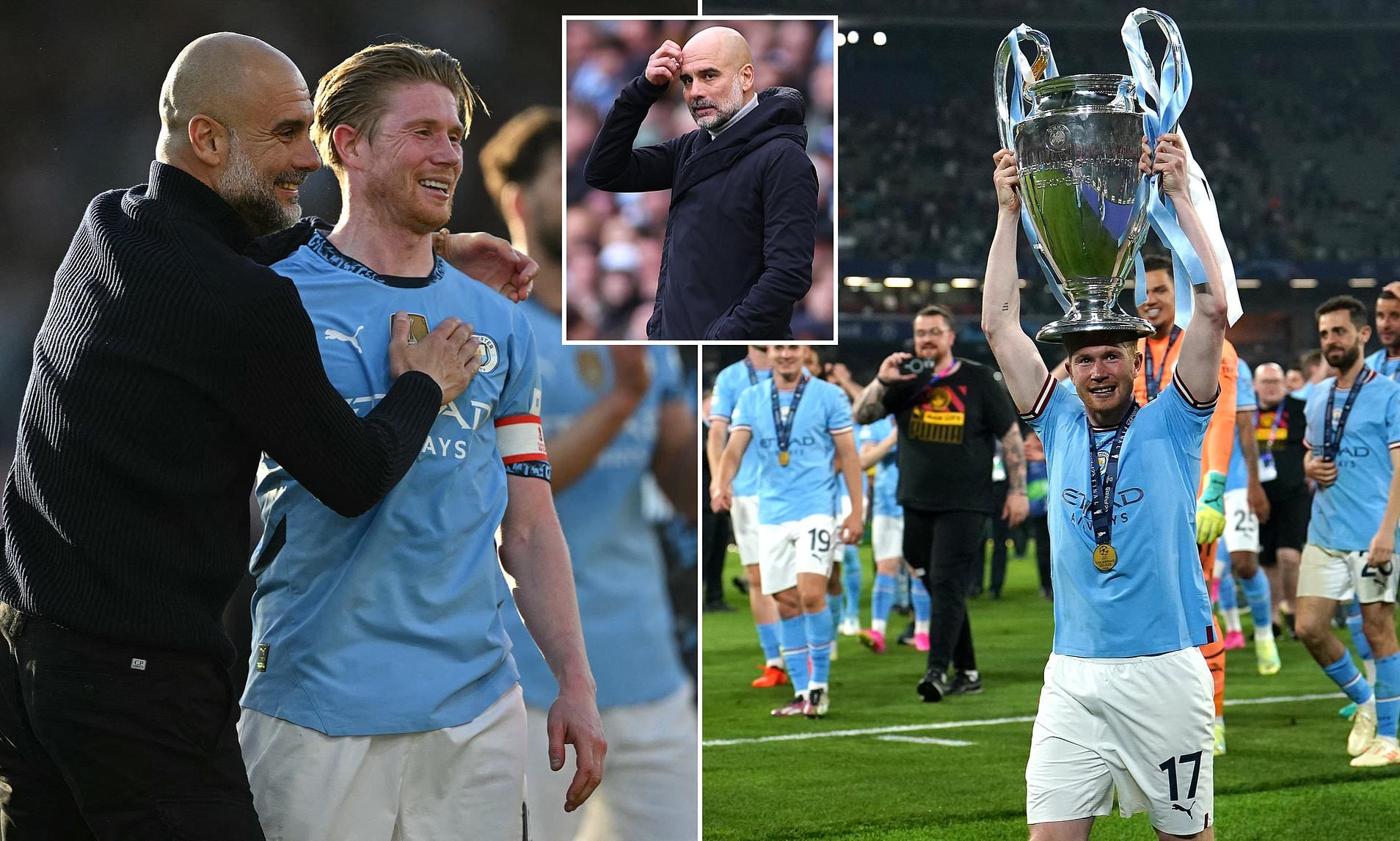 Pep Guardiola admits it's a 'sad day' for Man City after Kevin De ...