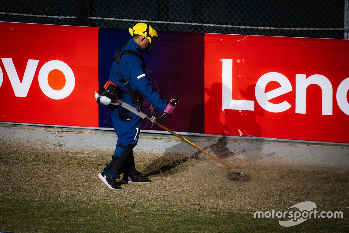 FIA taking action after smoking grass halts FP2 at F1's Japanese GP