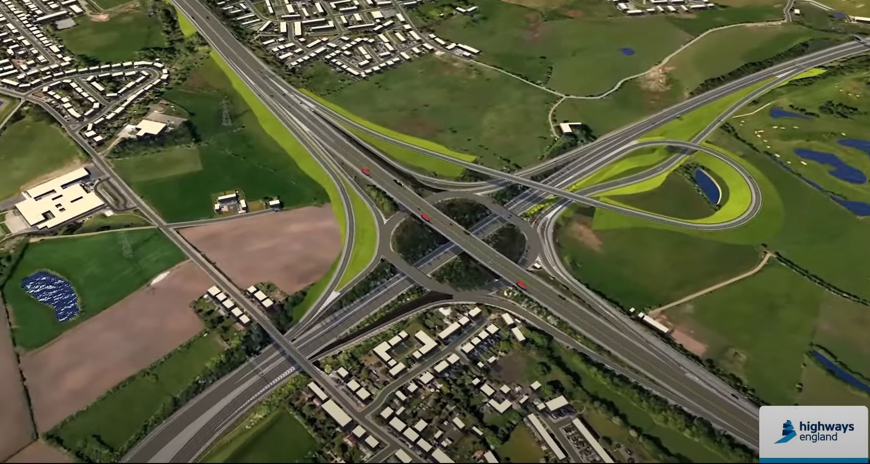 The massive motorway changes around Simister Island for M60, M62 and ...