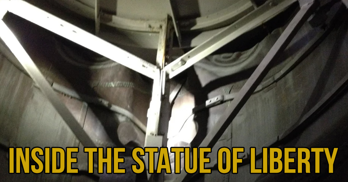 22 Photographs Taken On The Inside Of Iconic Monuments