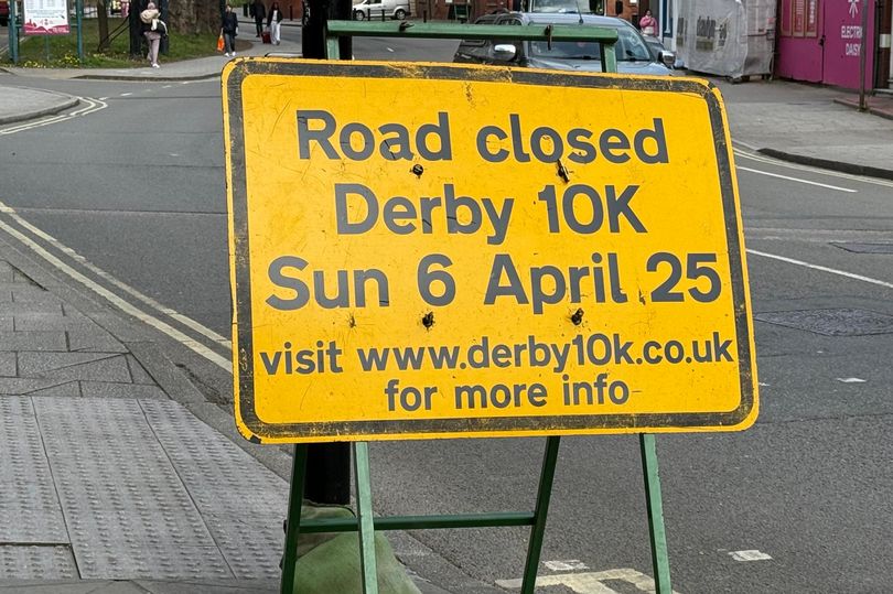 Derby 10K 2025: Full list of road closures for weekend race