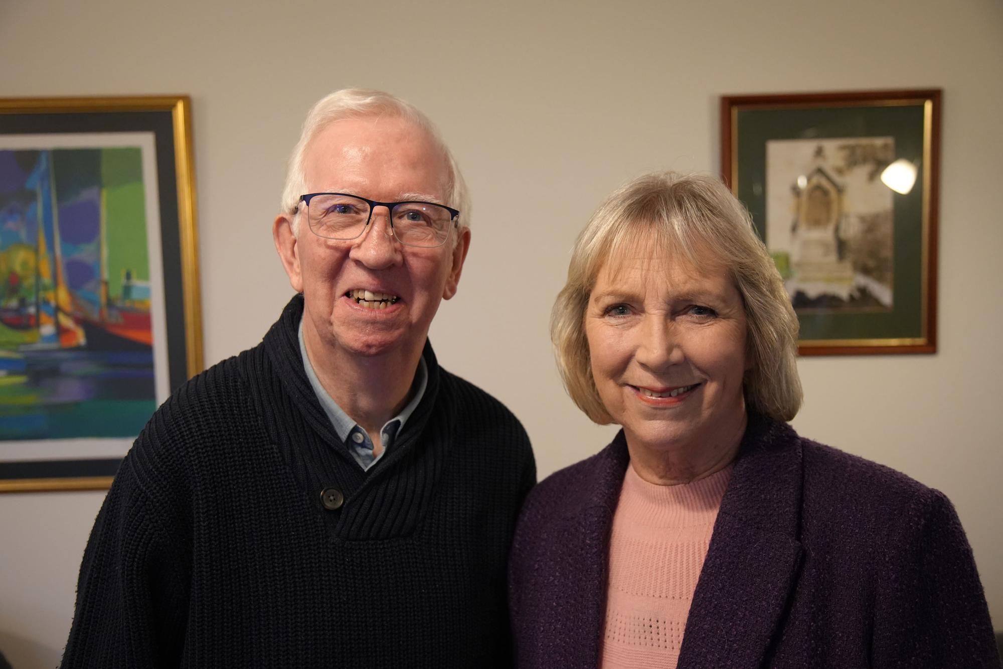 Songs of Praise presenter Pam Rhodes visits Longhoughton in Northumberland to meet older ...