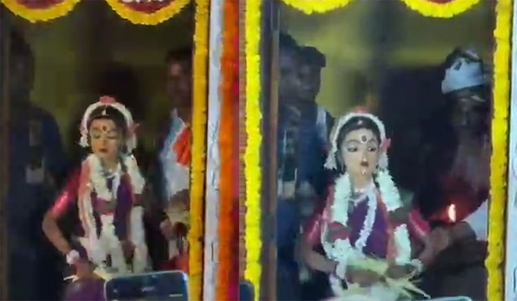 Ajekar: 11-year-old boy partakes in Daiva kola ritual, wins praise