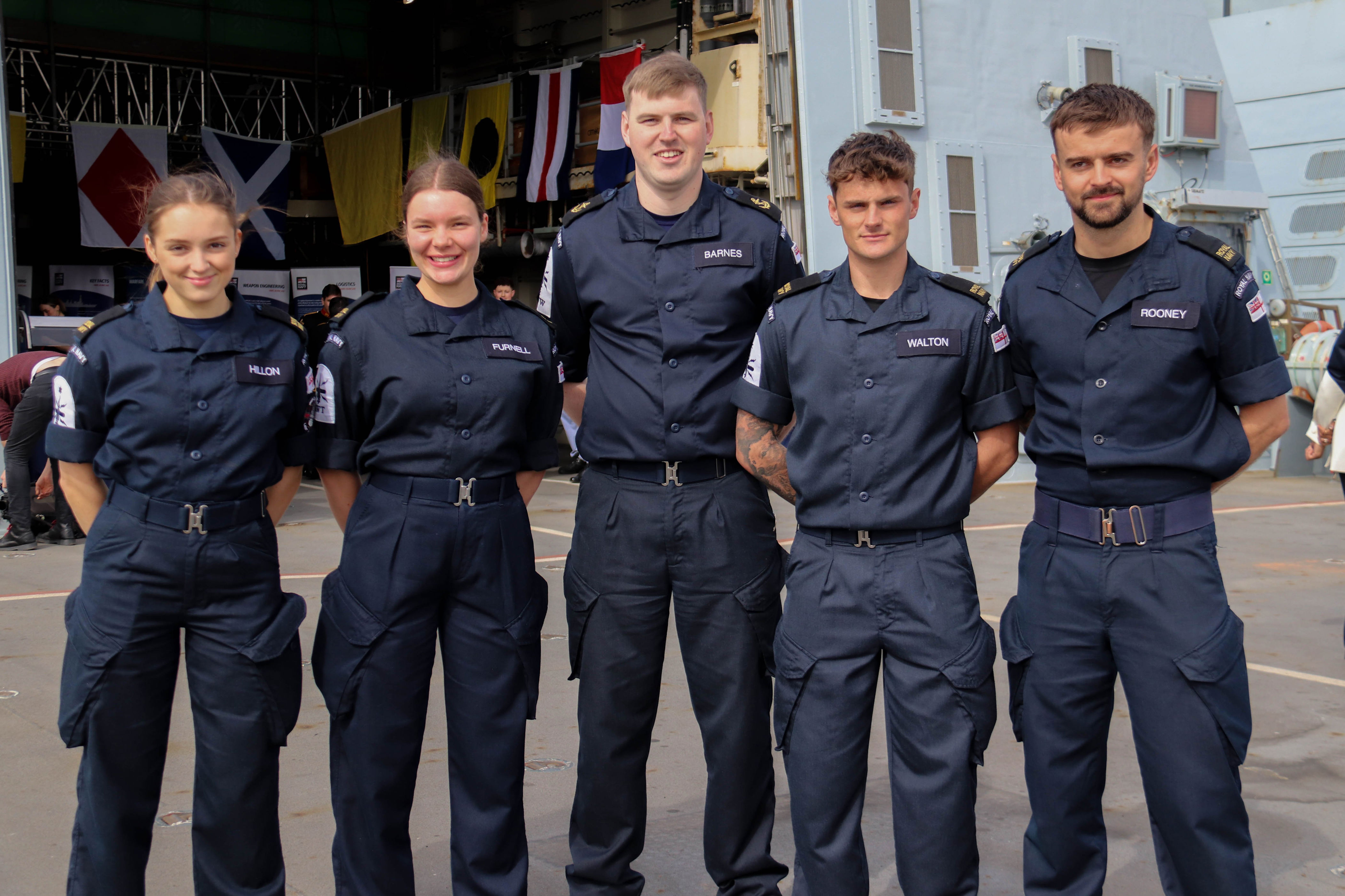 "We're Royal Navy sailors aboard HMS Duncan in Portsmouth and we will ...
