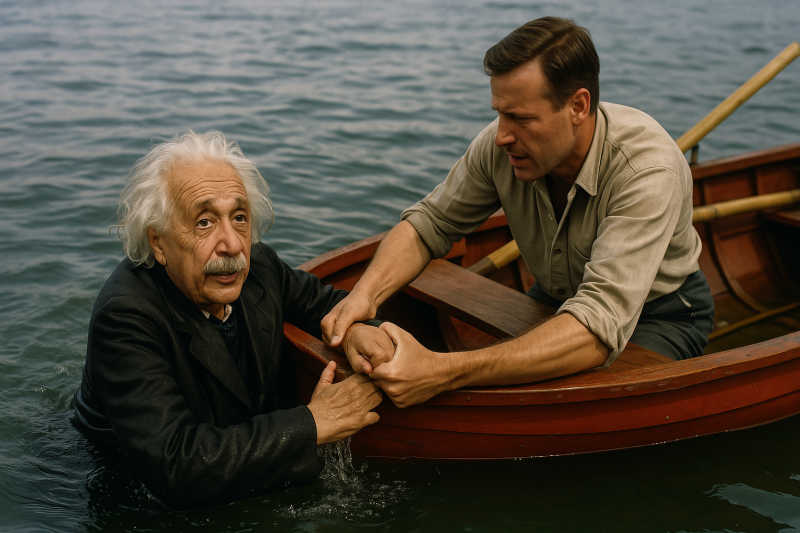 Albert Einstein se ahogó más de 30 veces en las aguas de Nueva York ...