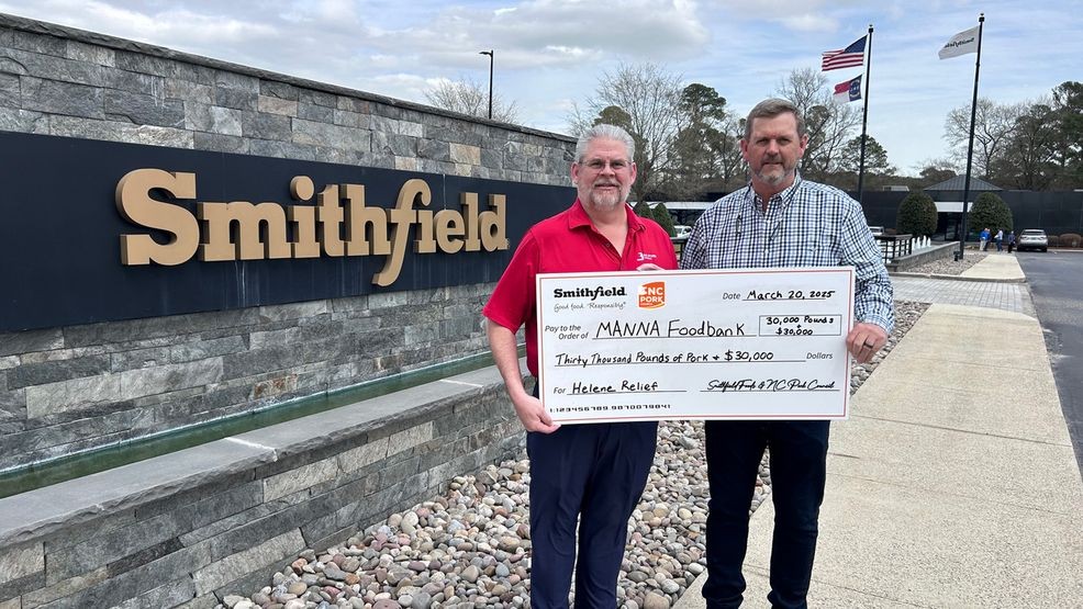 Pork Council, Smithfield Foods donate $30K, 15 tons of pork to MANNA FoodBank