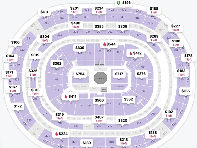 UFC 315 tickets: Price, VIP cost, best seats, date and more for ...