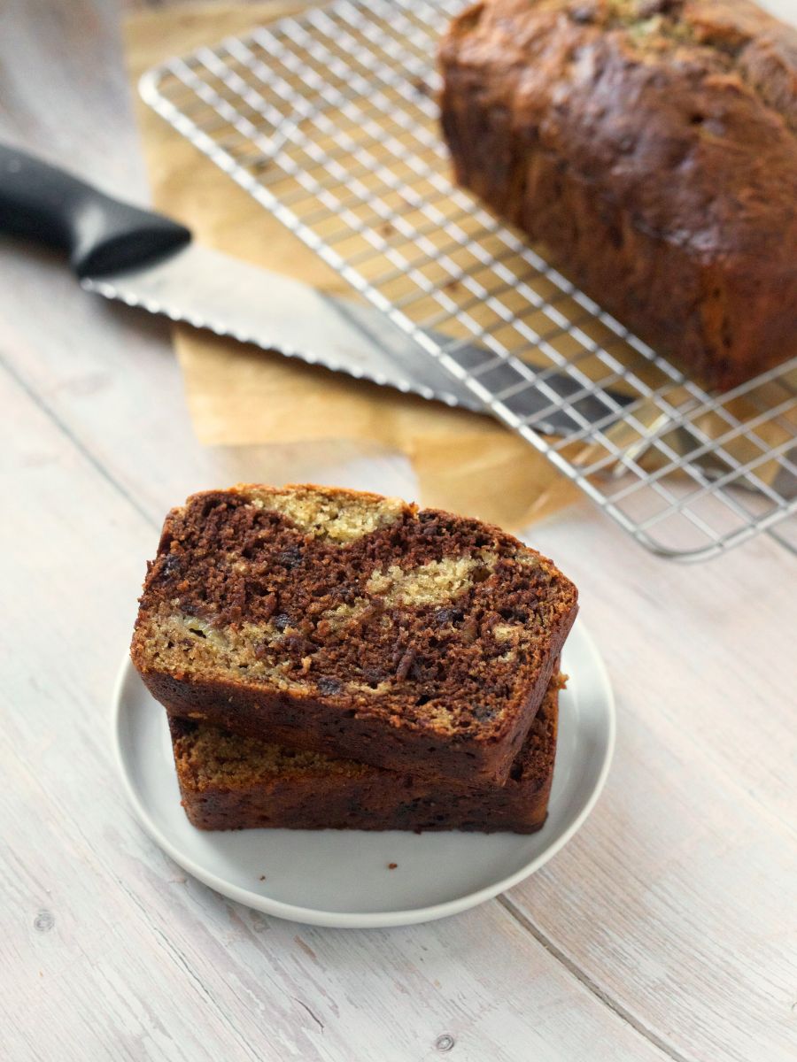 Marbled Banana Bread
