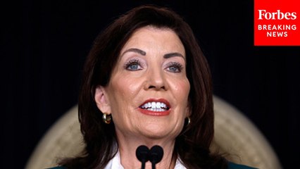 Gov. Kathy Hochul Delivers Remarks At The 'Topping Out' Ceremony For ...