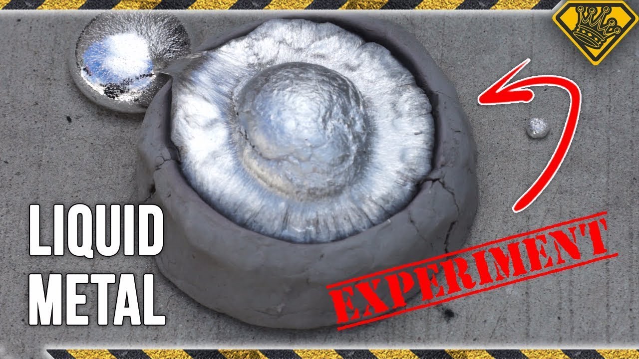 How to cast liquid metal using traditional clay molding techniques