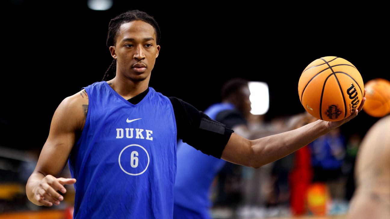 Duke's Maliq Brown (shoulder) expects to play in Final Four