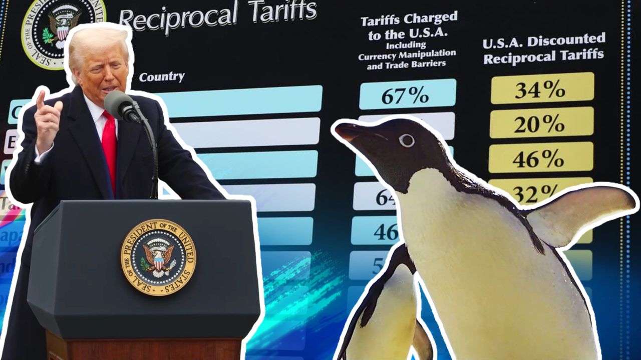 Trump tariffs mocked for targeting penguin-inhabited islands