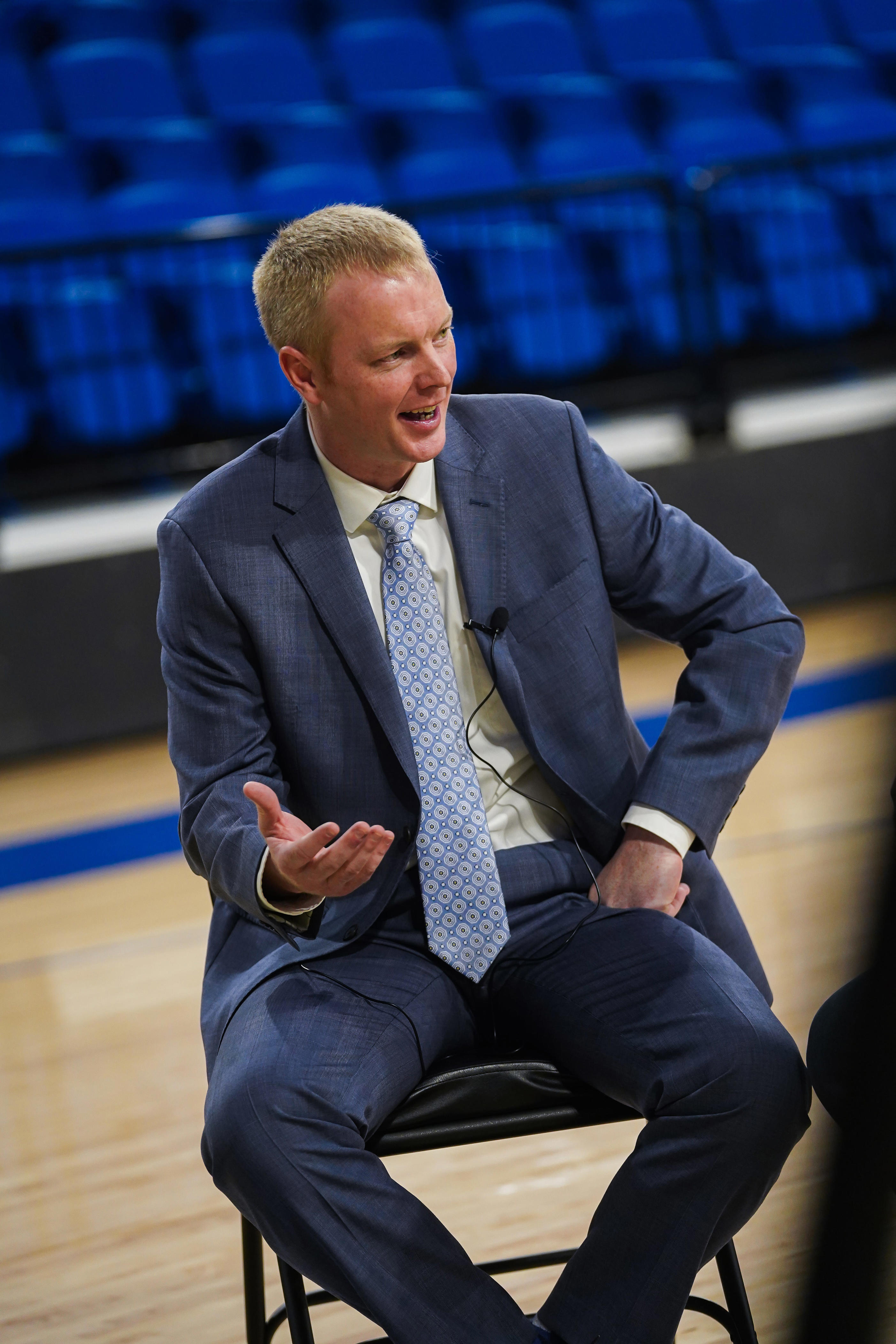 South Dakota State basketball coach Bryan Petersen shares vision for the program