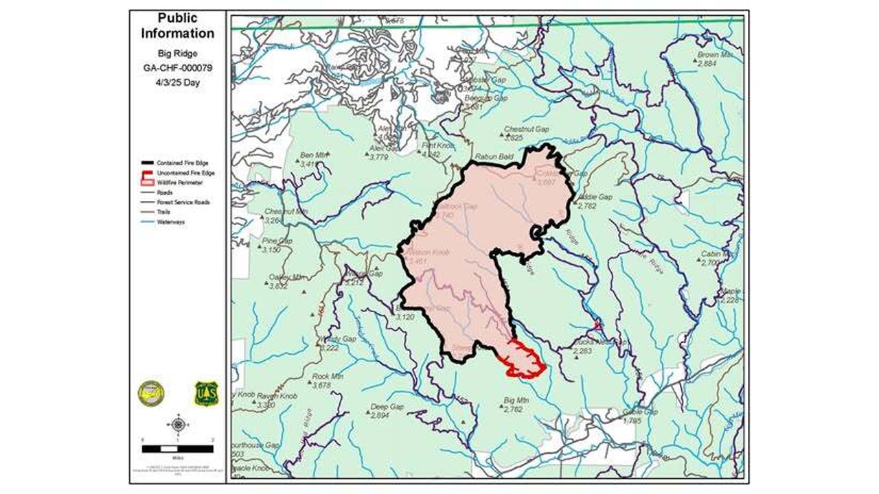 Big Ridge fire nears full containment as crews focus on hot spots and ...
