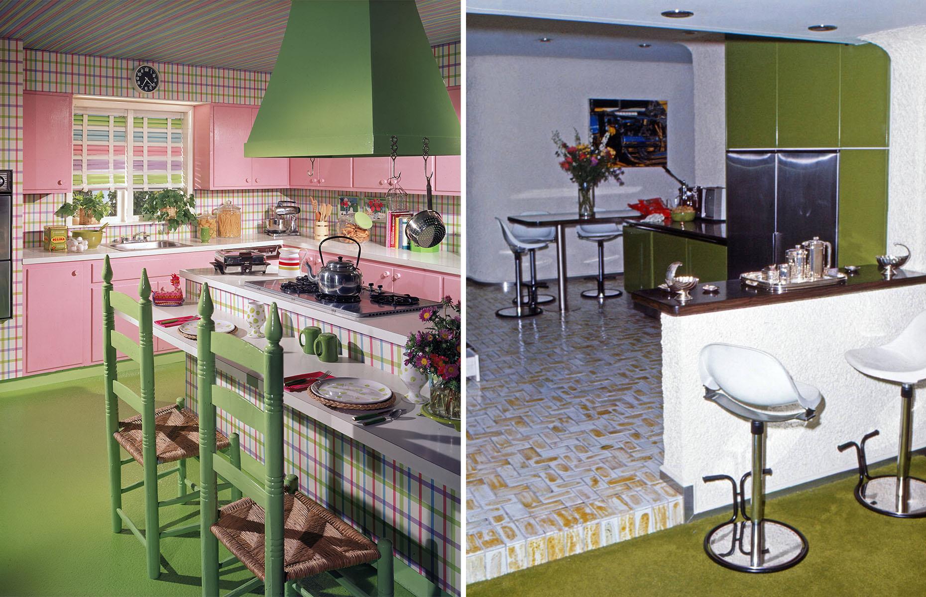 Step inside retro 1970s kitchens with these rare vintage photos