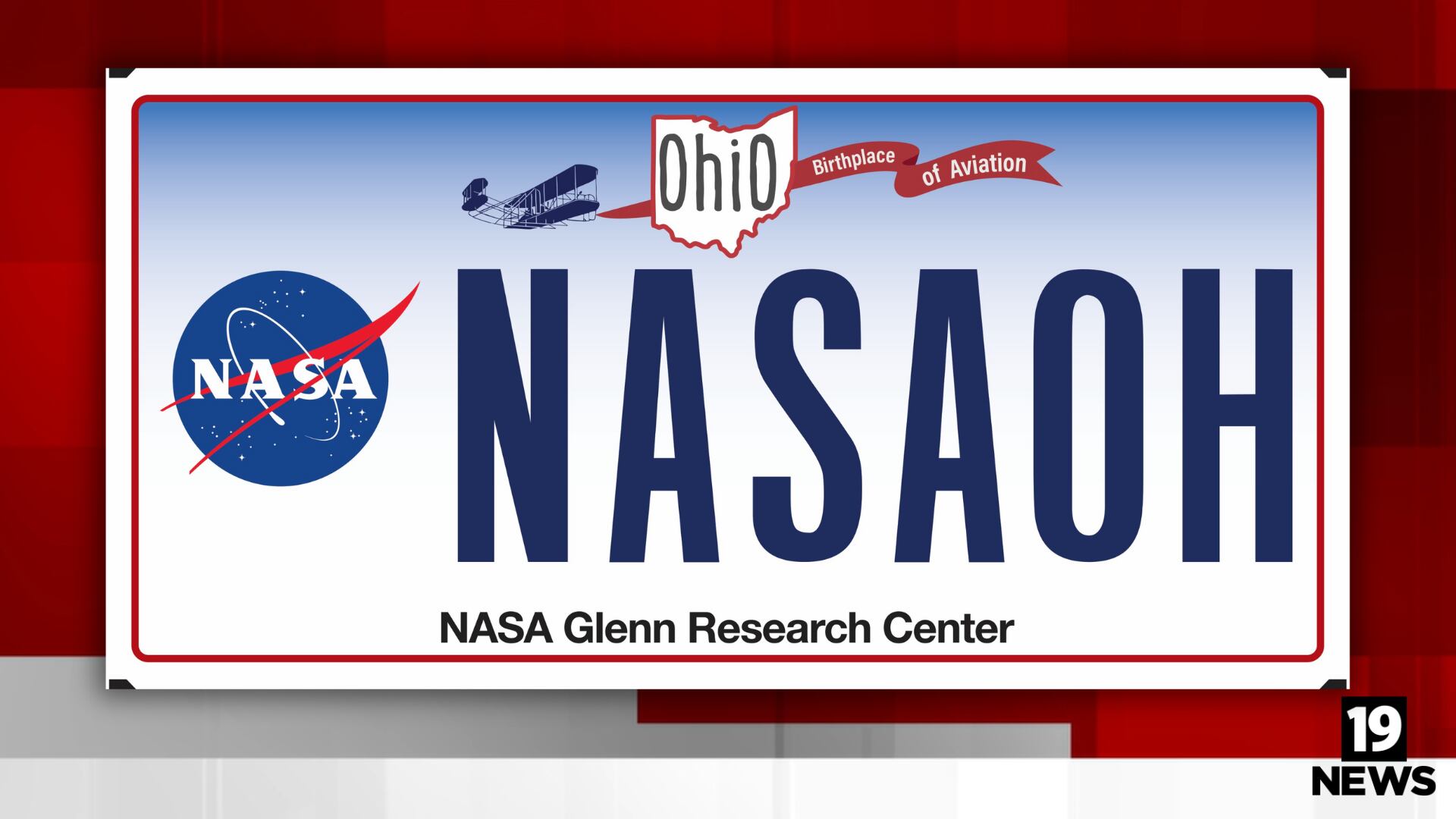 New Ohio license plate to feature NASA Glenn Research Center