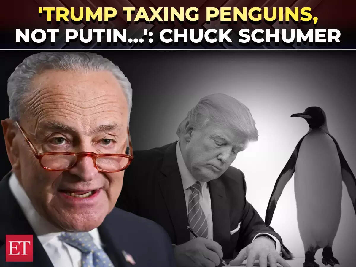 'Trump taxing penguins, not Putin…': Senate minority leader Chuck ...