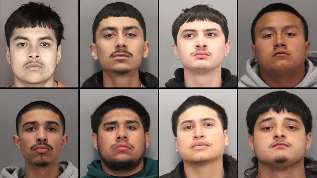 San Jose police arrest 8 murder suspects in "large scale" gang takedown
