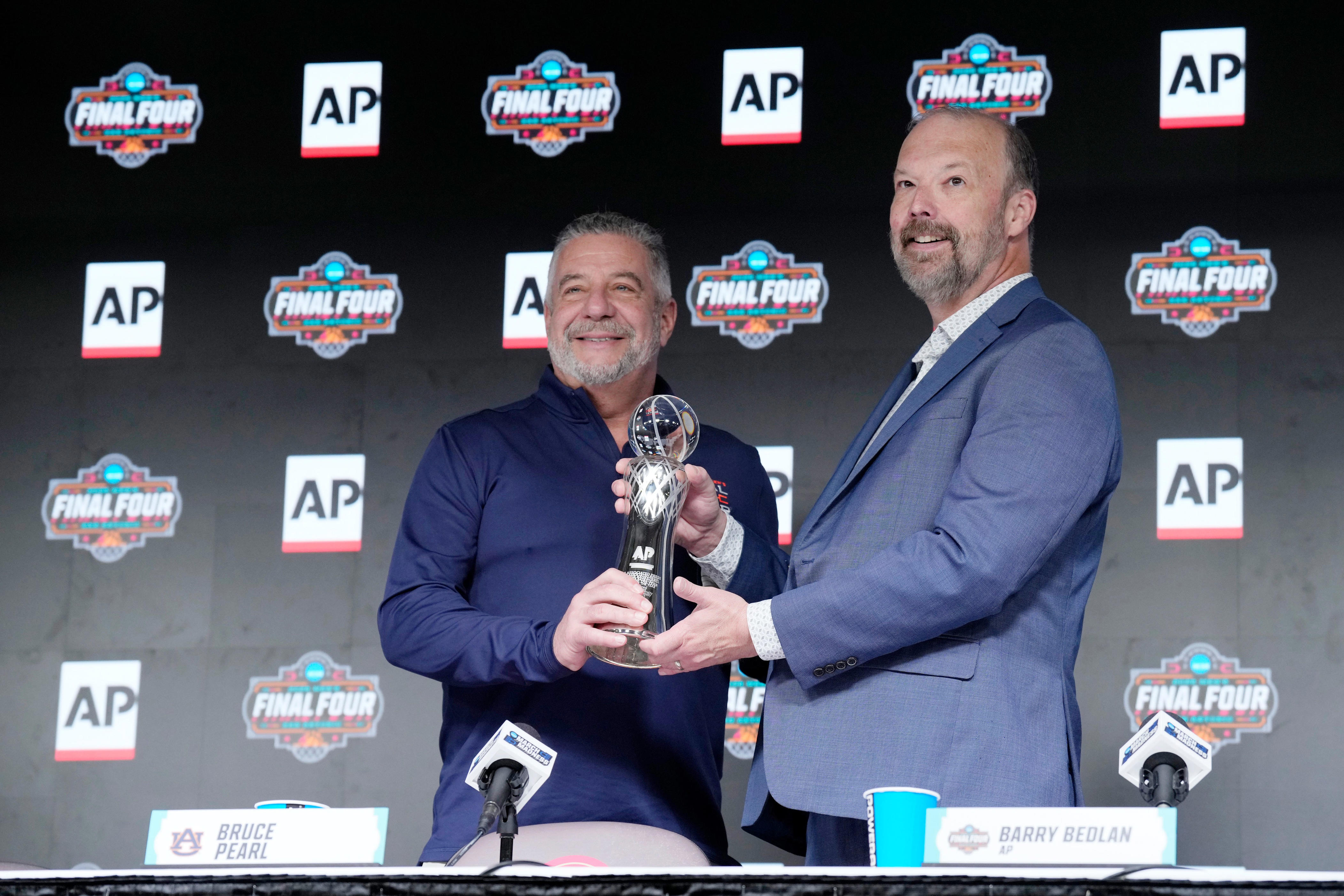 Auburn basketball coach Bruce Pearl named co-AP Coach of the Year with ...