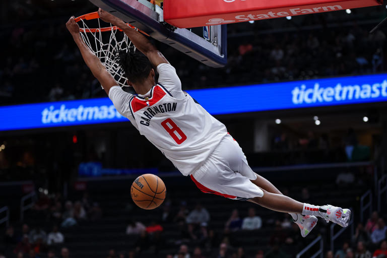 Bub Carrington set another Wizards record after career performance