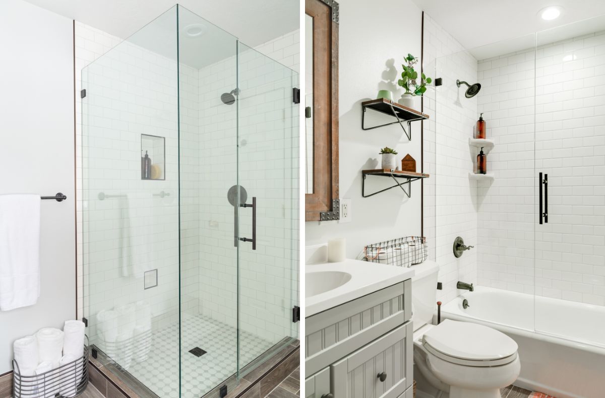 The Secret To A Spotless Shower (No Squeegee Needed)